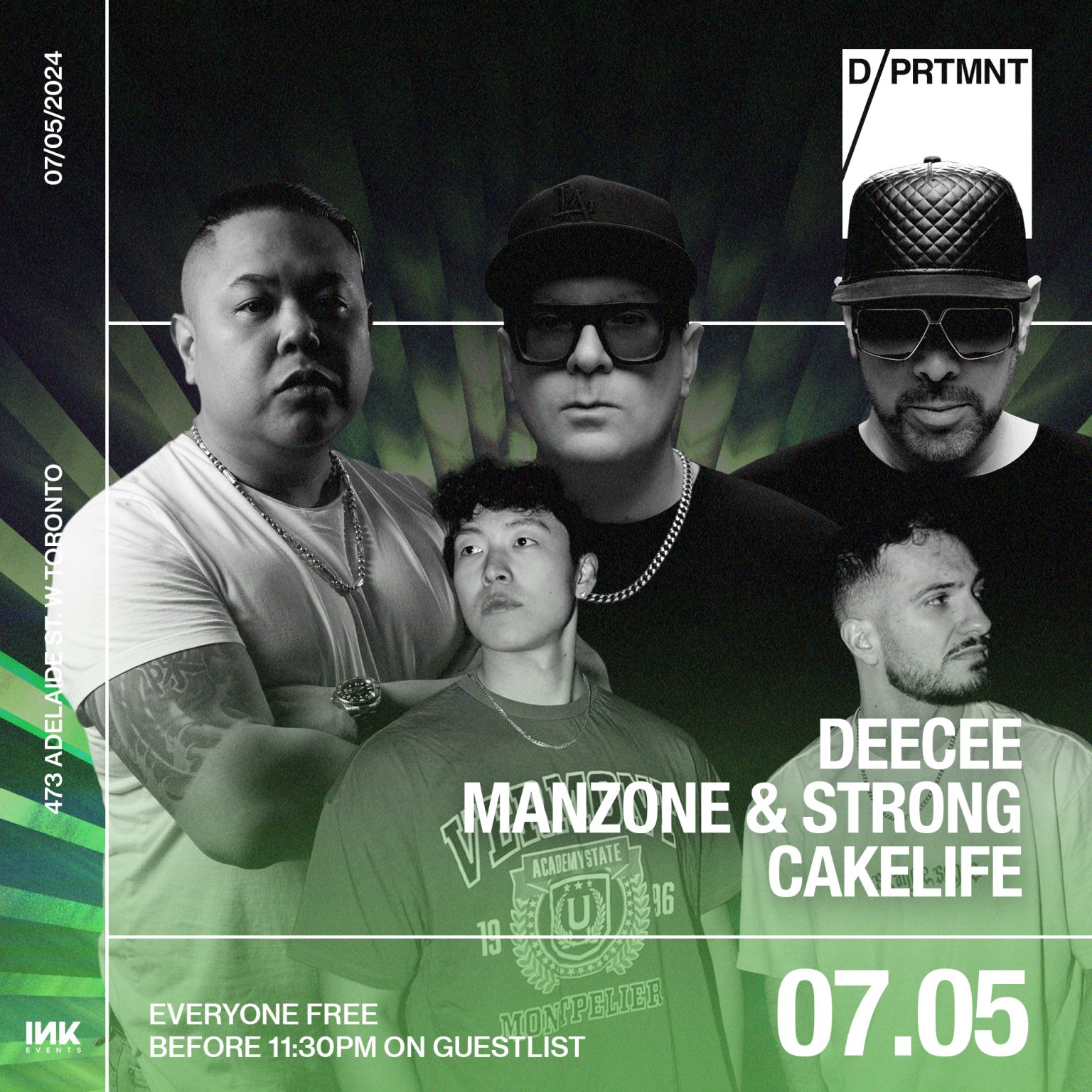 DPRTMNT SATURDAYS – JULY 05 – DPRTMNT