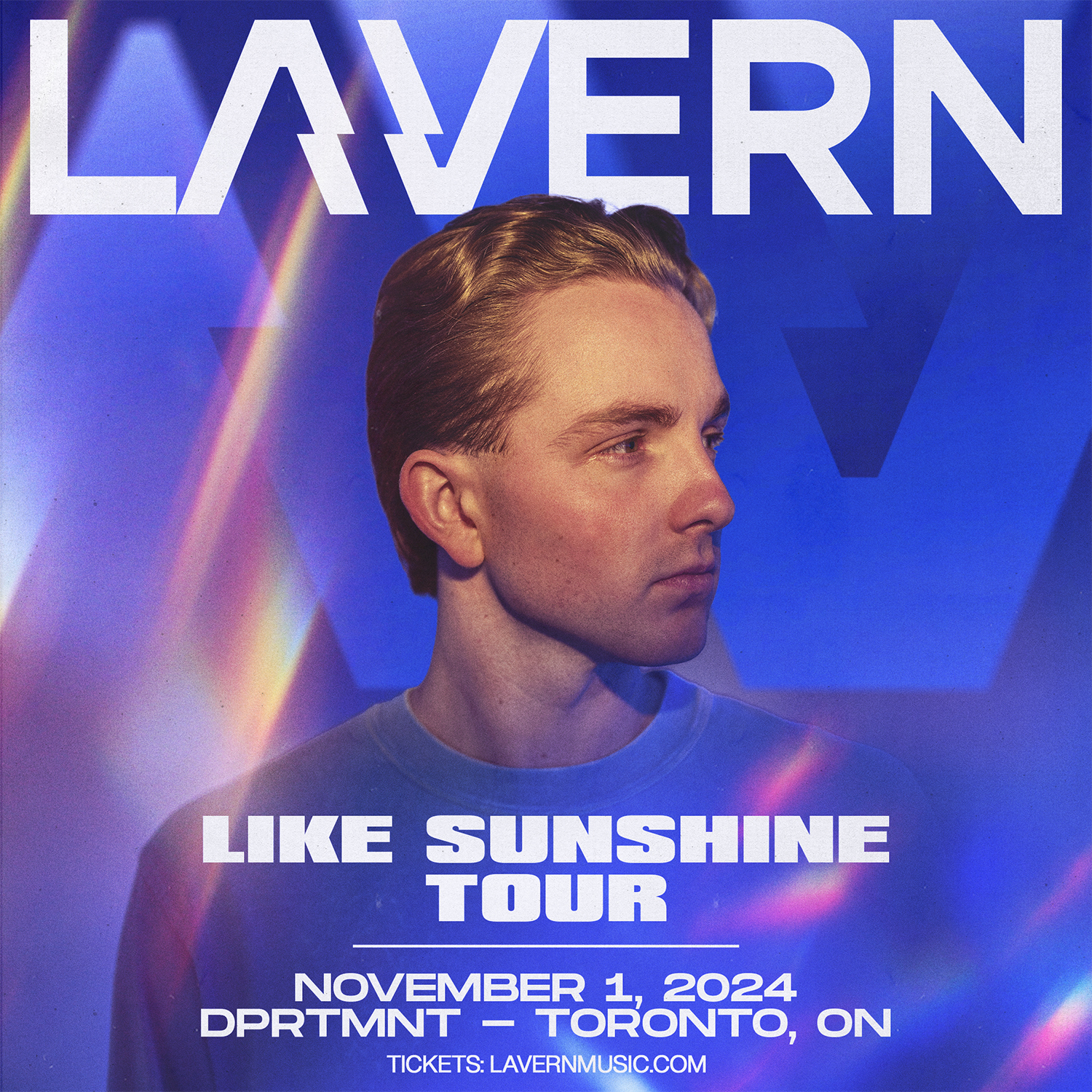 LAVERN – “LIKE SUNSHINE TOUR” – DPRTMNT